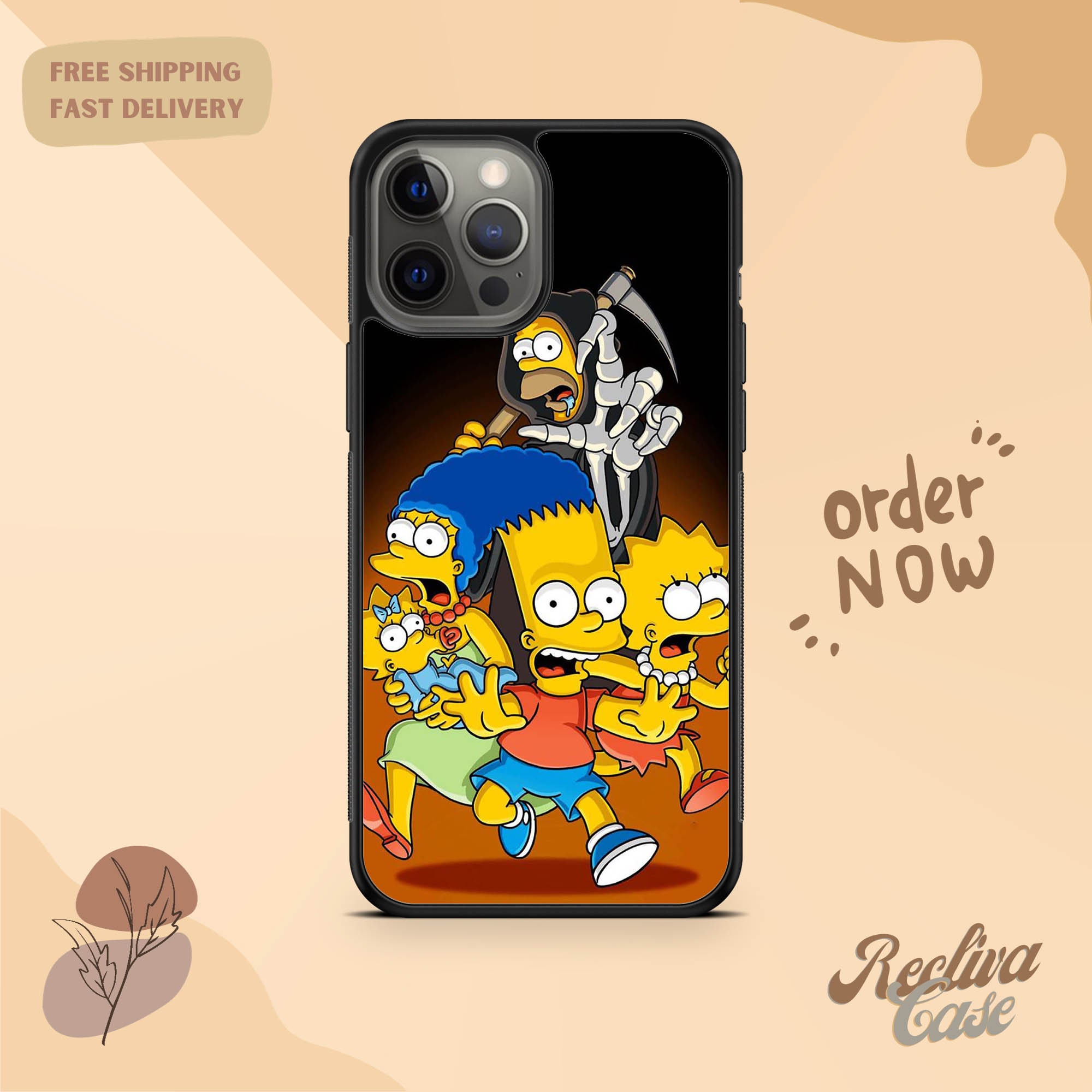New Design the Simpsons for iPhone 15 Pro Max 15 Pro 14 13 12 - Etsy
