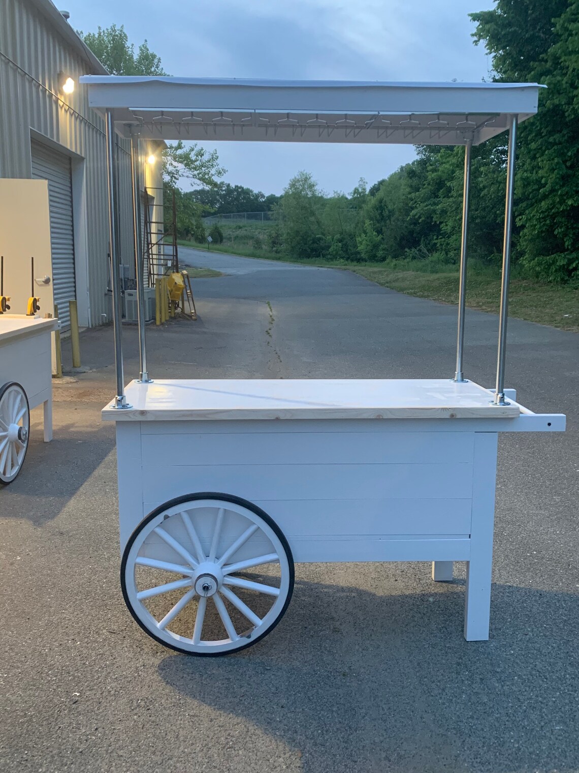 Wagon Wheel Cart With Canopy - Etsy
