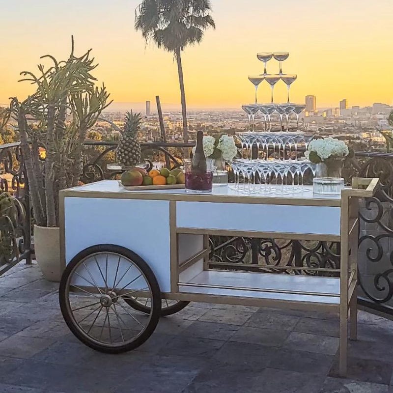 Champagne Cart - Etsy