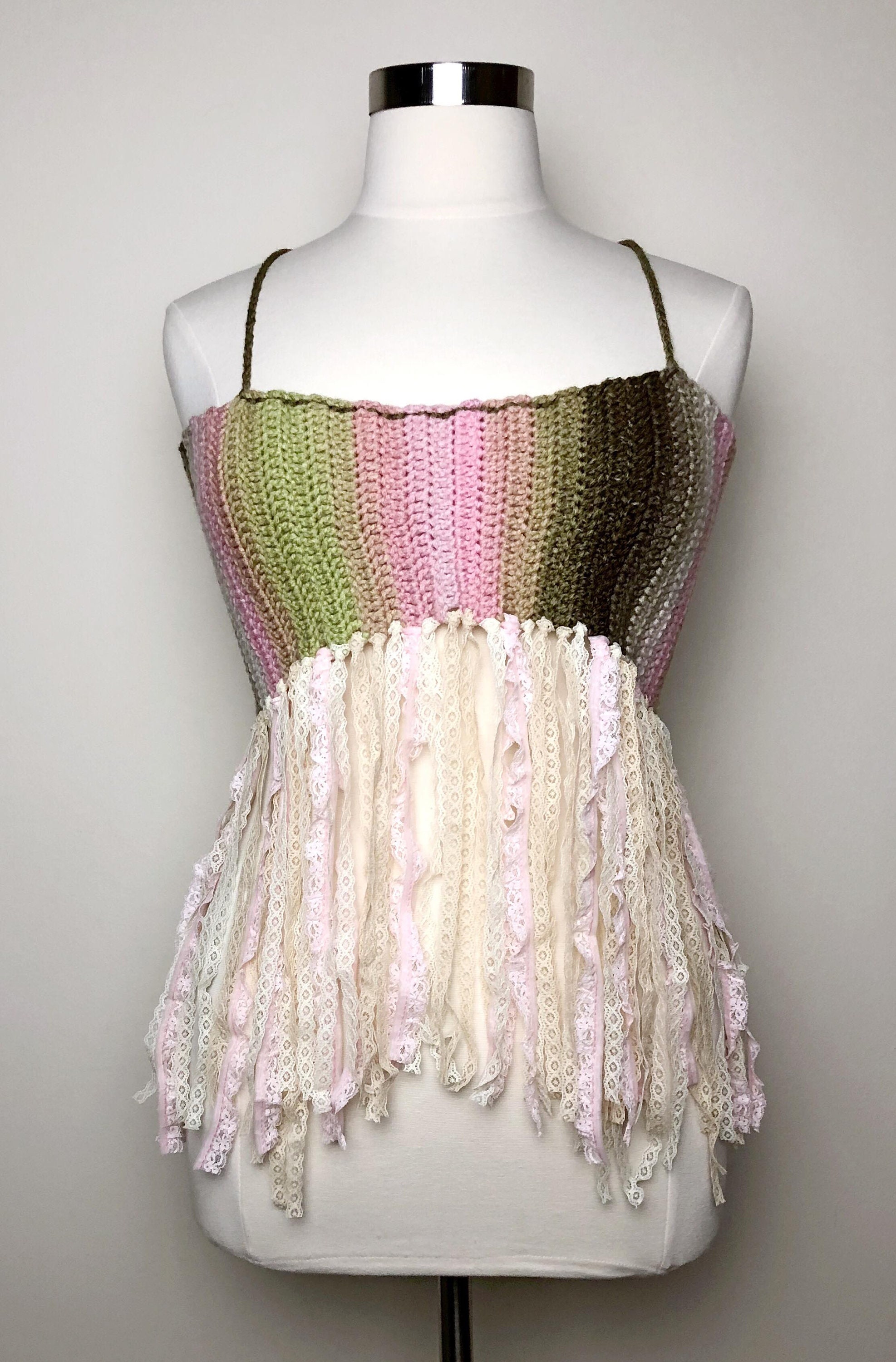 Summer Crochet Top Pattern - Boho Cami - Festival Top - Crochet Apron ...