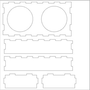 Pet Bowl Stand - Plywood | CNC Plans | DXF | Laser | DIY | Vector V ...