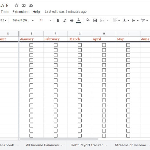 SIMPLE Budget Planner Google Sheets Budget Spreadsheet - Etsy