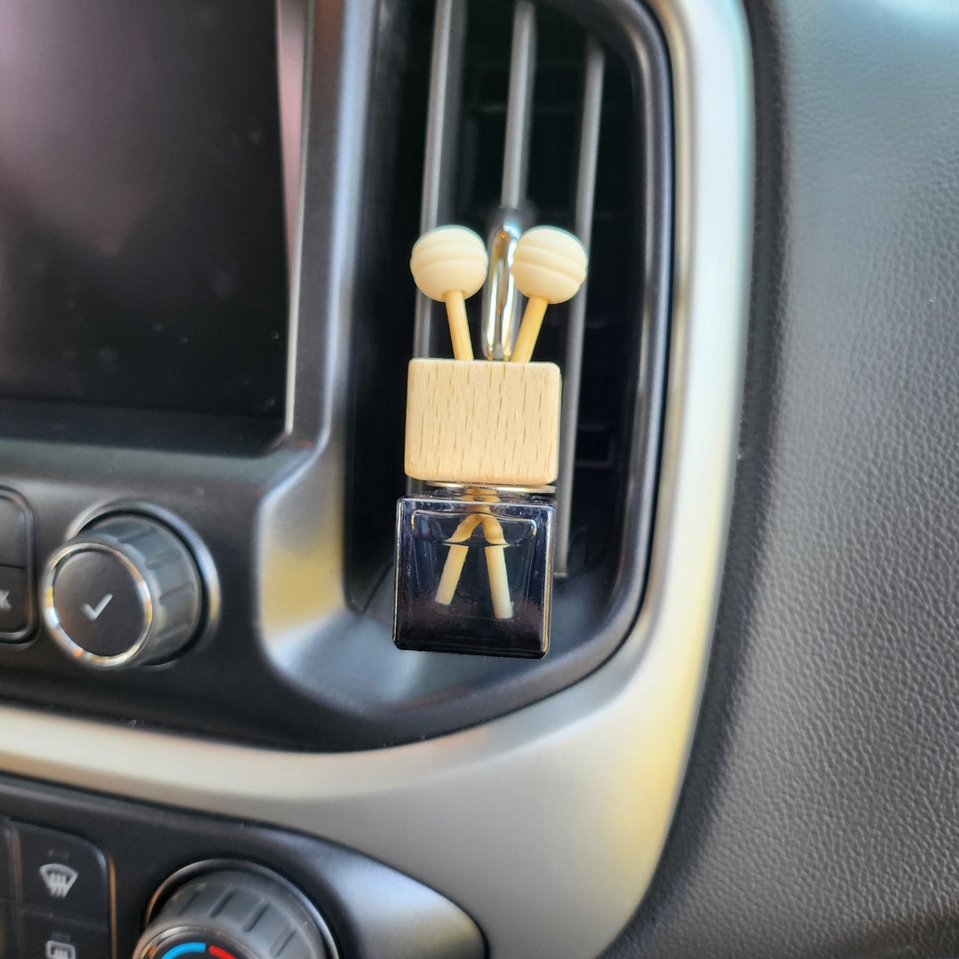 Vent Clip Car Diffuser | Glass Bottle Diffuser | Natural Car Freshener ...