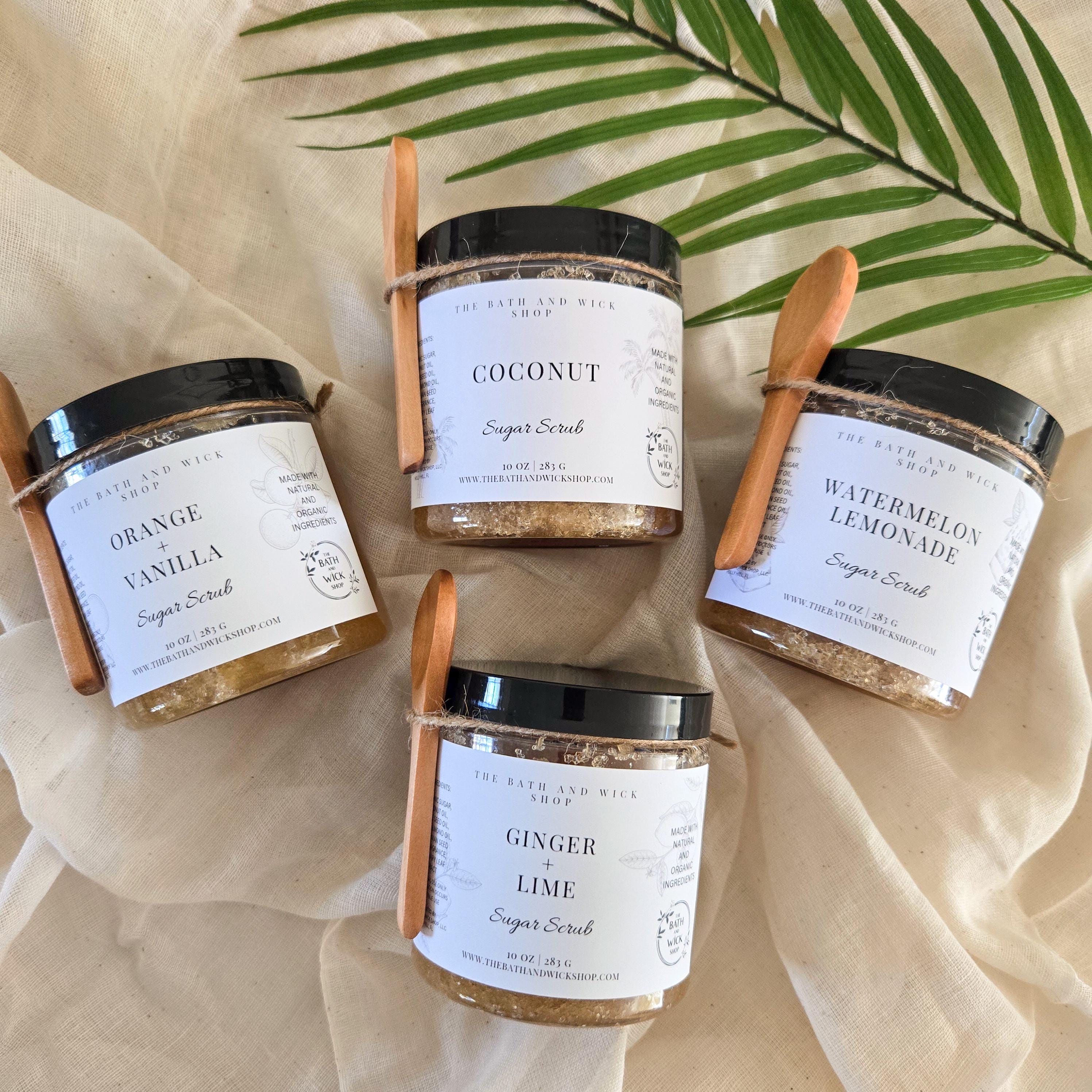 All Natural + Organic Sugar Scrubs | Hand + Body Skincare - Etsy