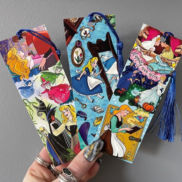 Cinderella Bookmark - Etsy