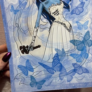 Corpse Bride • Tim Burton, Emily and Butterflies • A4 Art Print - Etsy