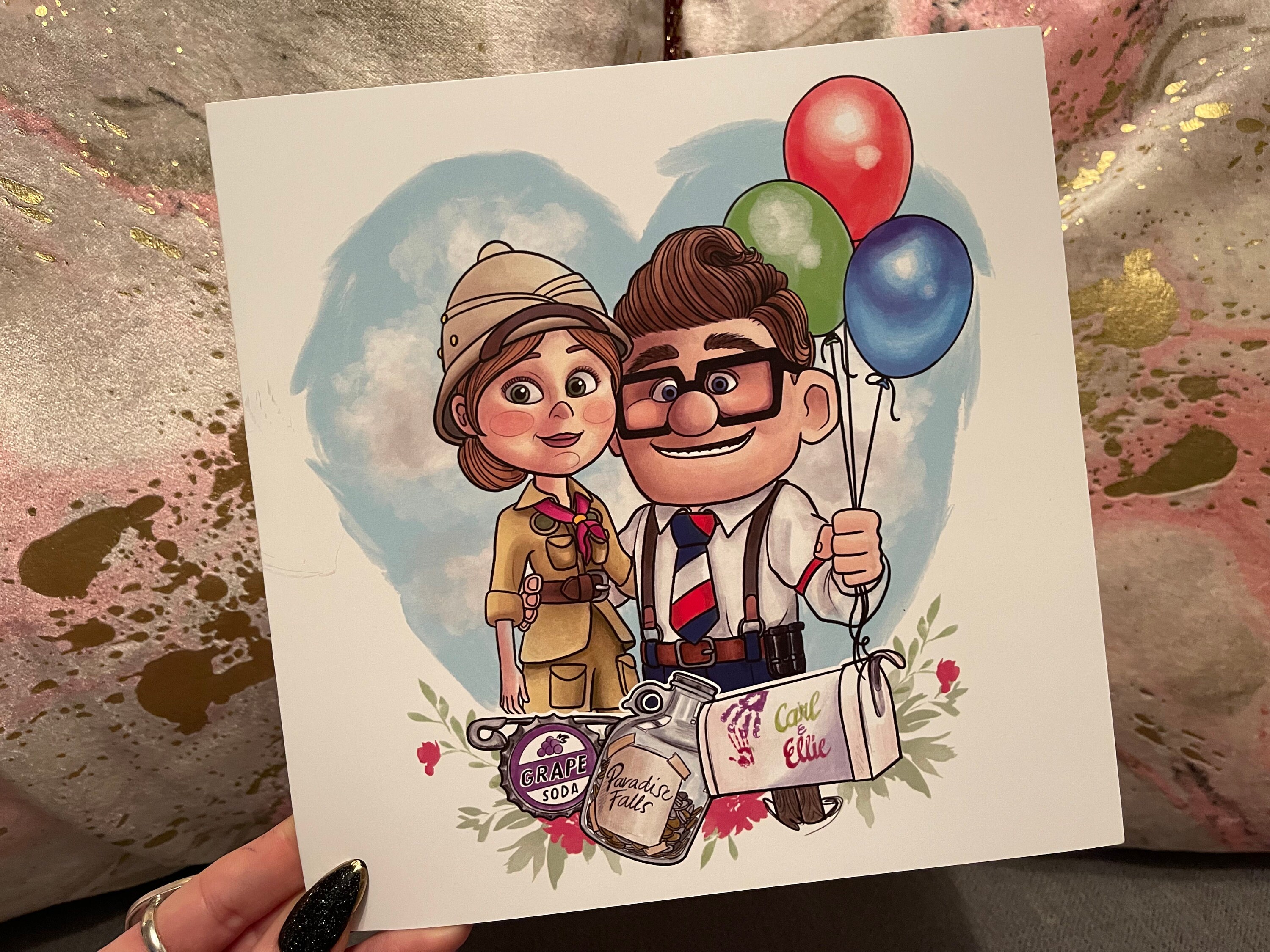 Ellie And Carl Drawing