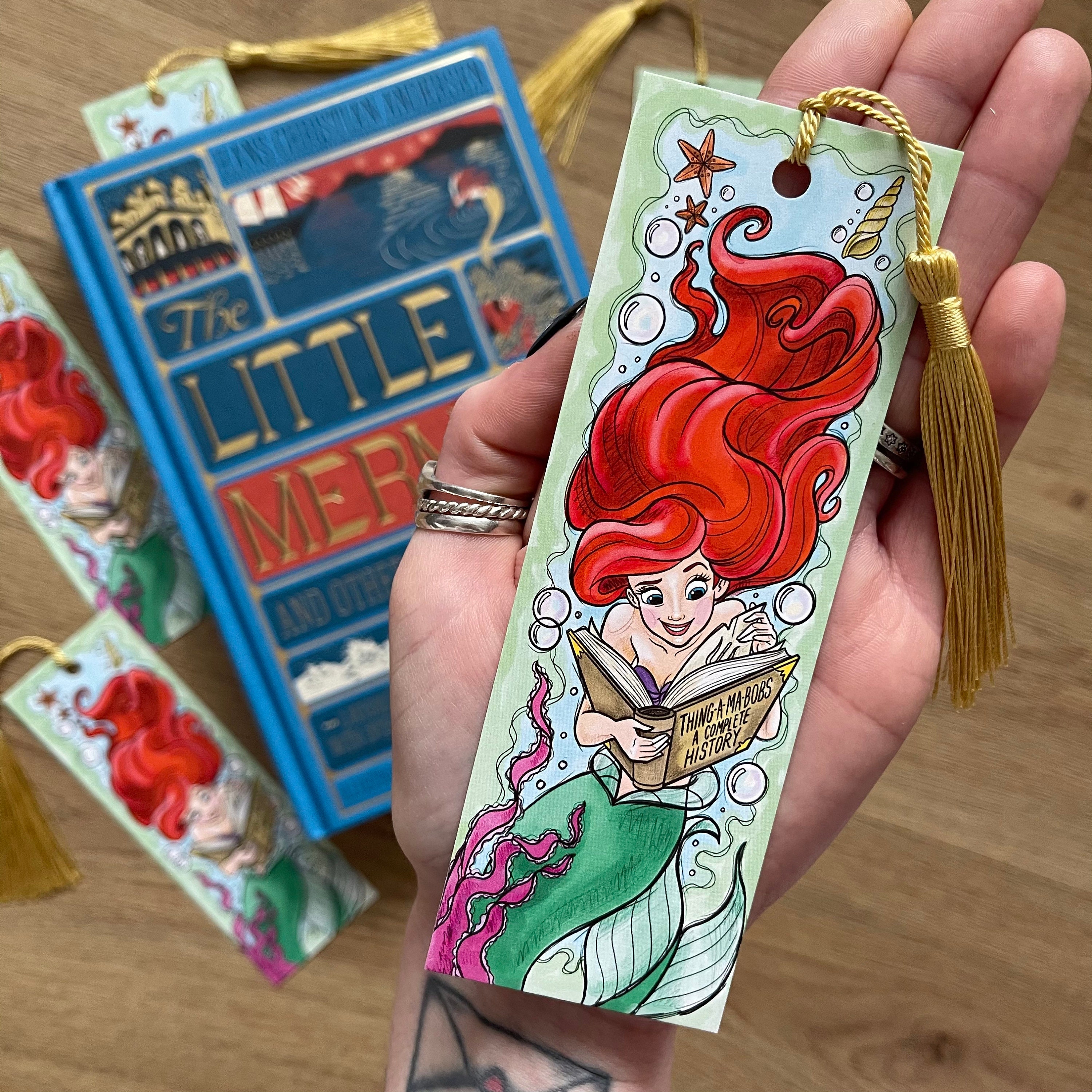 Disney Ariel The Little Mermaid Bookmark | Etsy