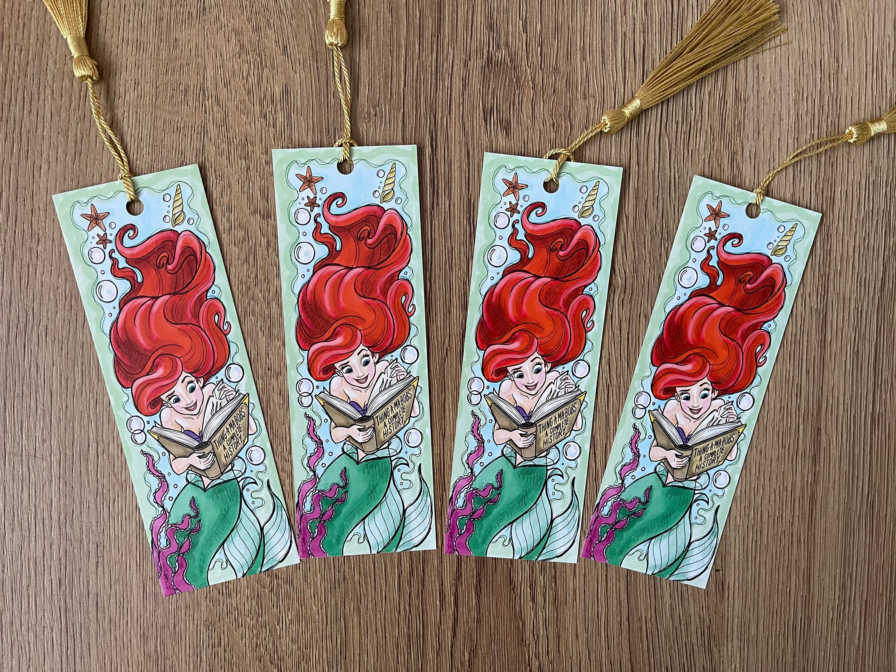 Disney Ariel The Little Mermaid Bookmark | Etsy
