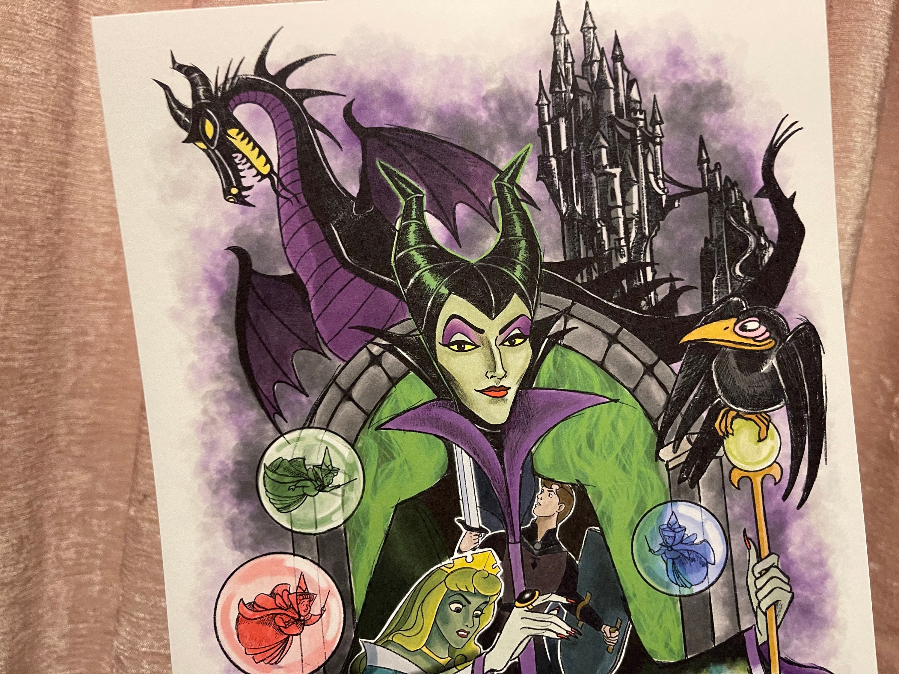 Maleficent Mistress of Evil • Sleeping Beauty, Dragon, Flora, Fauna and ...
