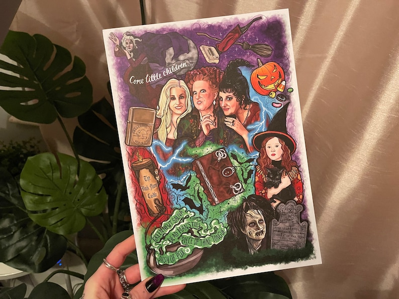 Hocus Pocus A4 Limited Edition Art Print - Etsy