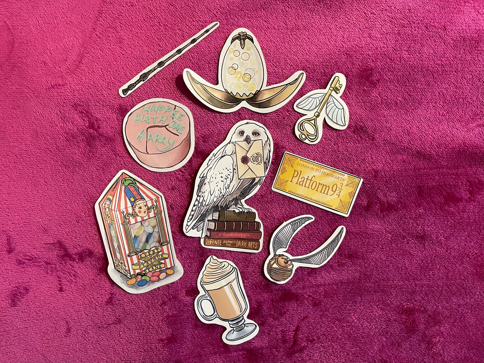Harry Potter Magical Objects Sticker Pack 1 | Etsy Harry Potter Magical Objects Sticker Pack 1 | Etsy