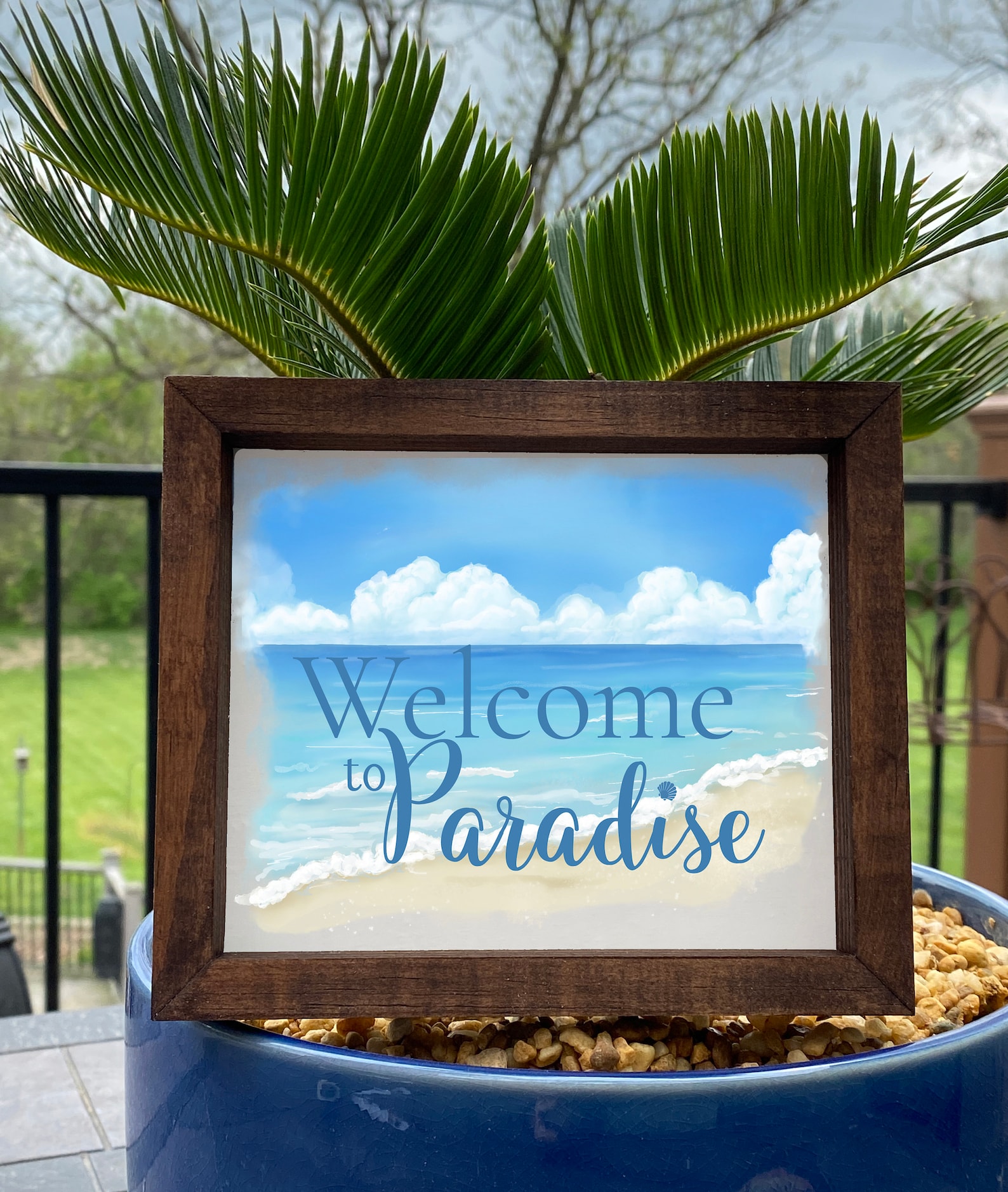 Welcome to Paradise Sign Beach Decor paradise Decorations - Etsy