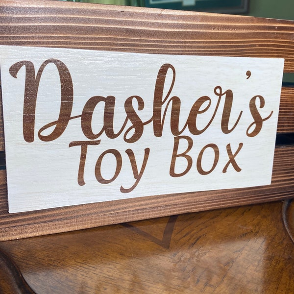 Childrens Toy Box - Etsy