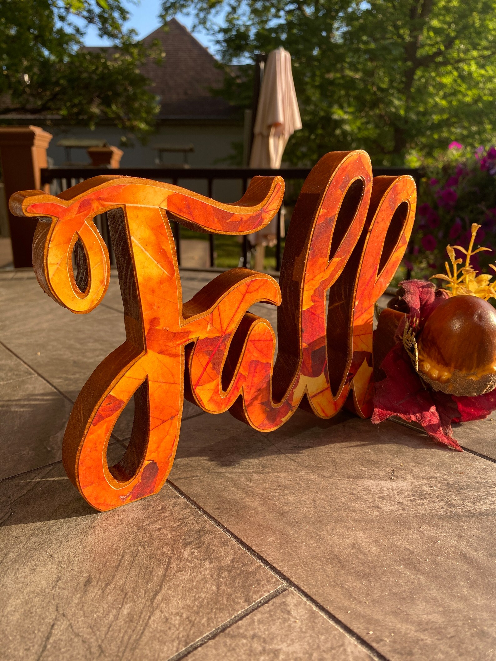 Fall Wood Cutout, Fall Wood Decor, Tiered Tray Decor, Shelf Sitter ...