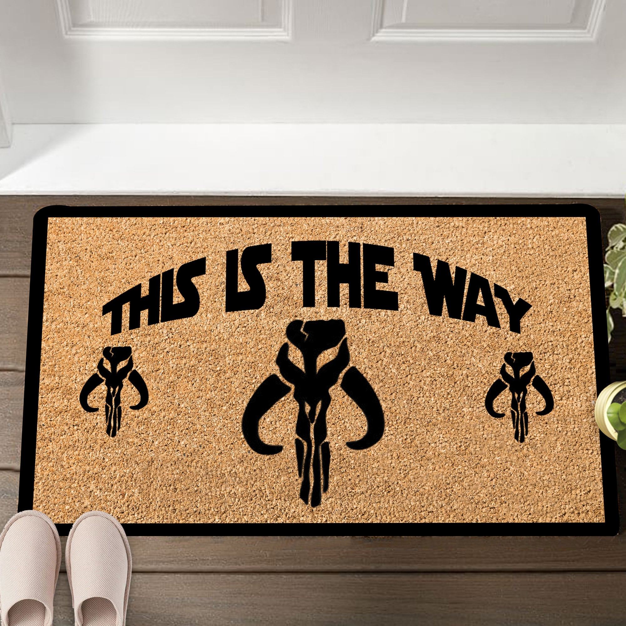 Mandalorian Gift This is the Way Doormat Star Wars Rug Alien | Etsy