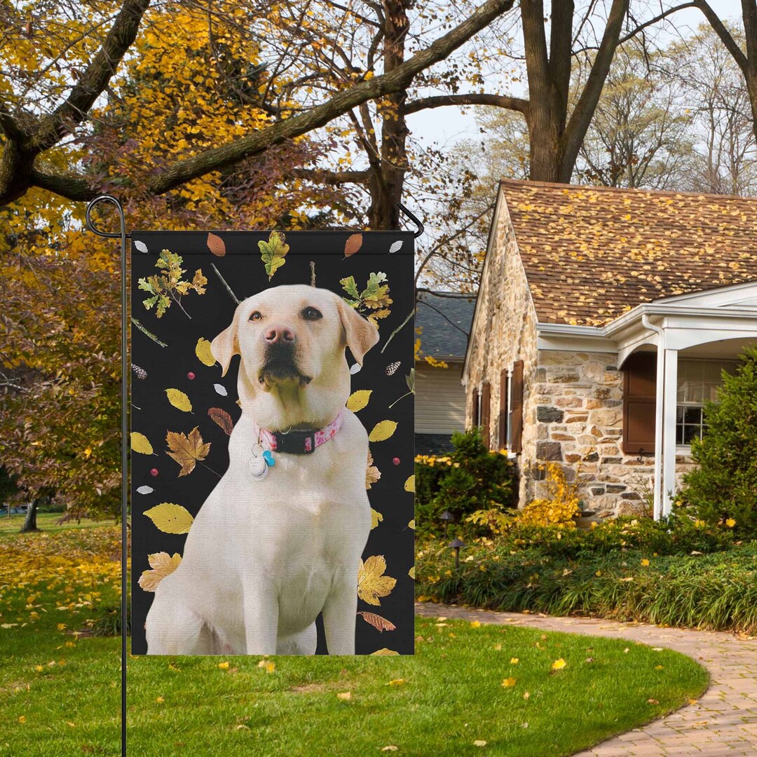 Pet Memorial Garden Flag Dog House Flag Custom Photo Garden - Etsy