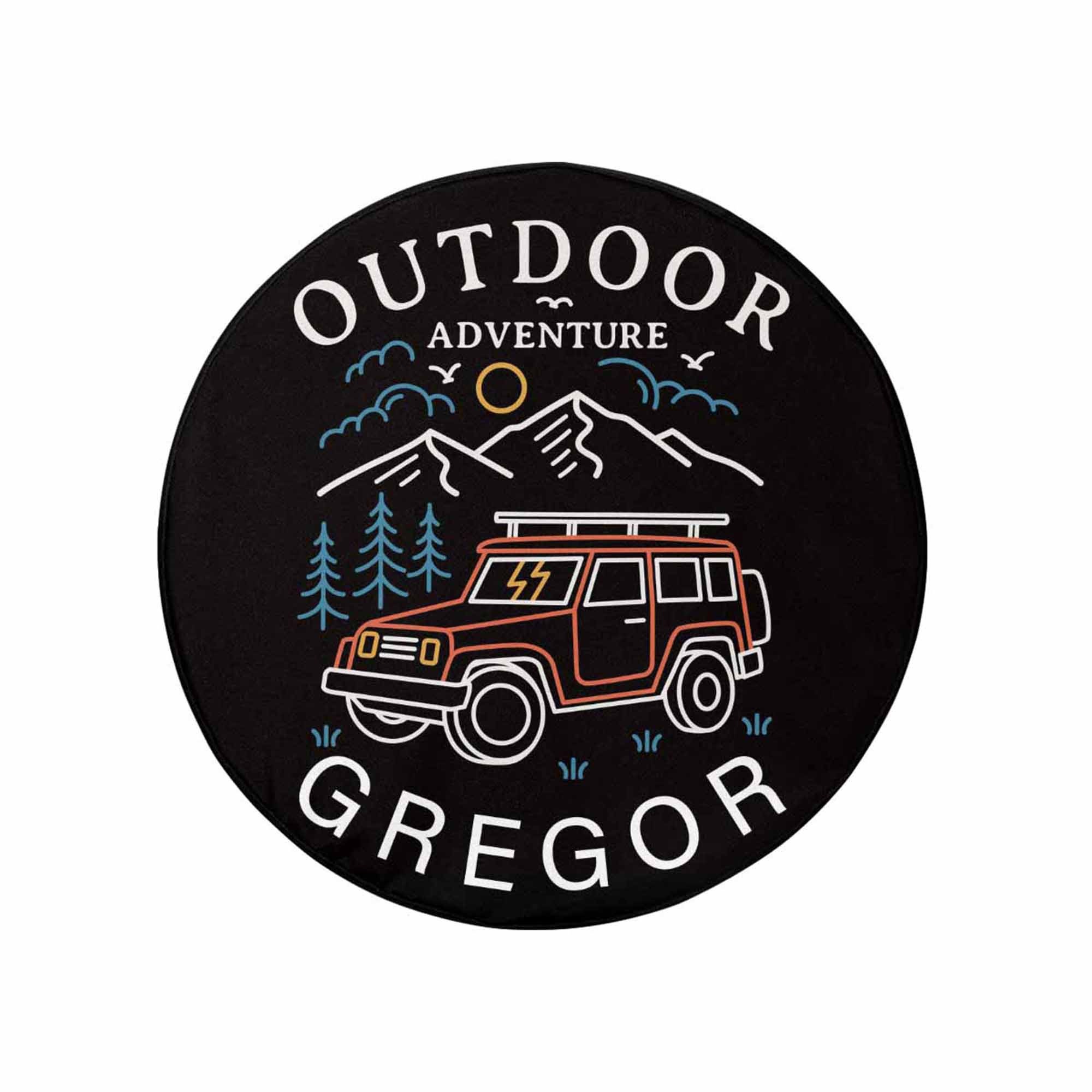 Custom Black Spare Tire Cover Personalized Spare Tire Cover W - Etsy