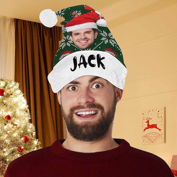 Knitted Santa Hat - Etsy