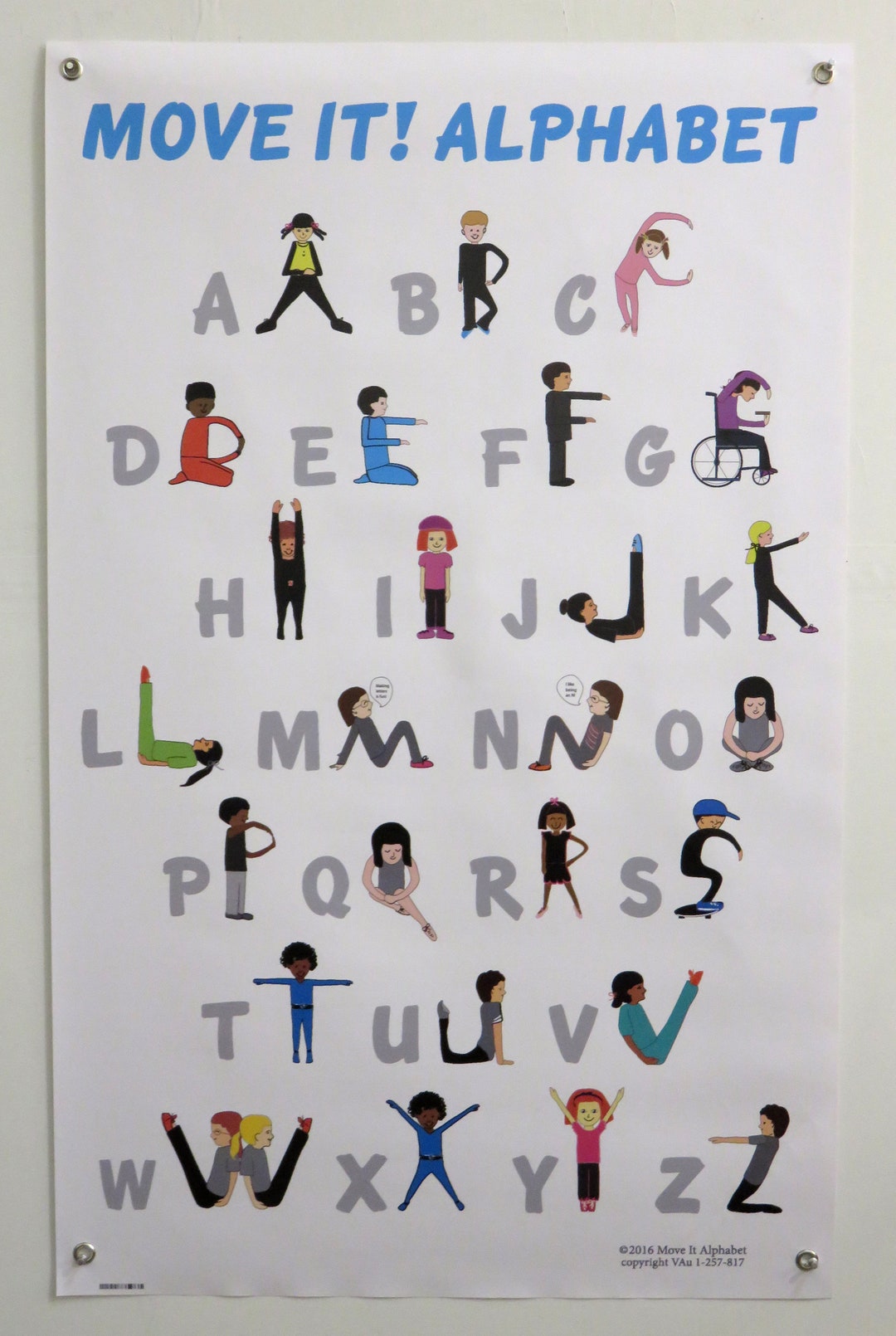 Move It! Alphabet Banner - Etsy