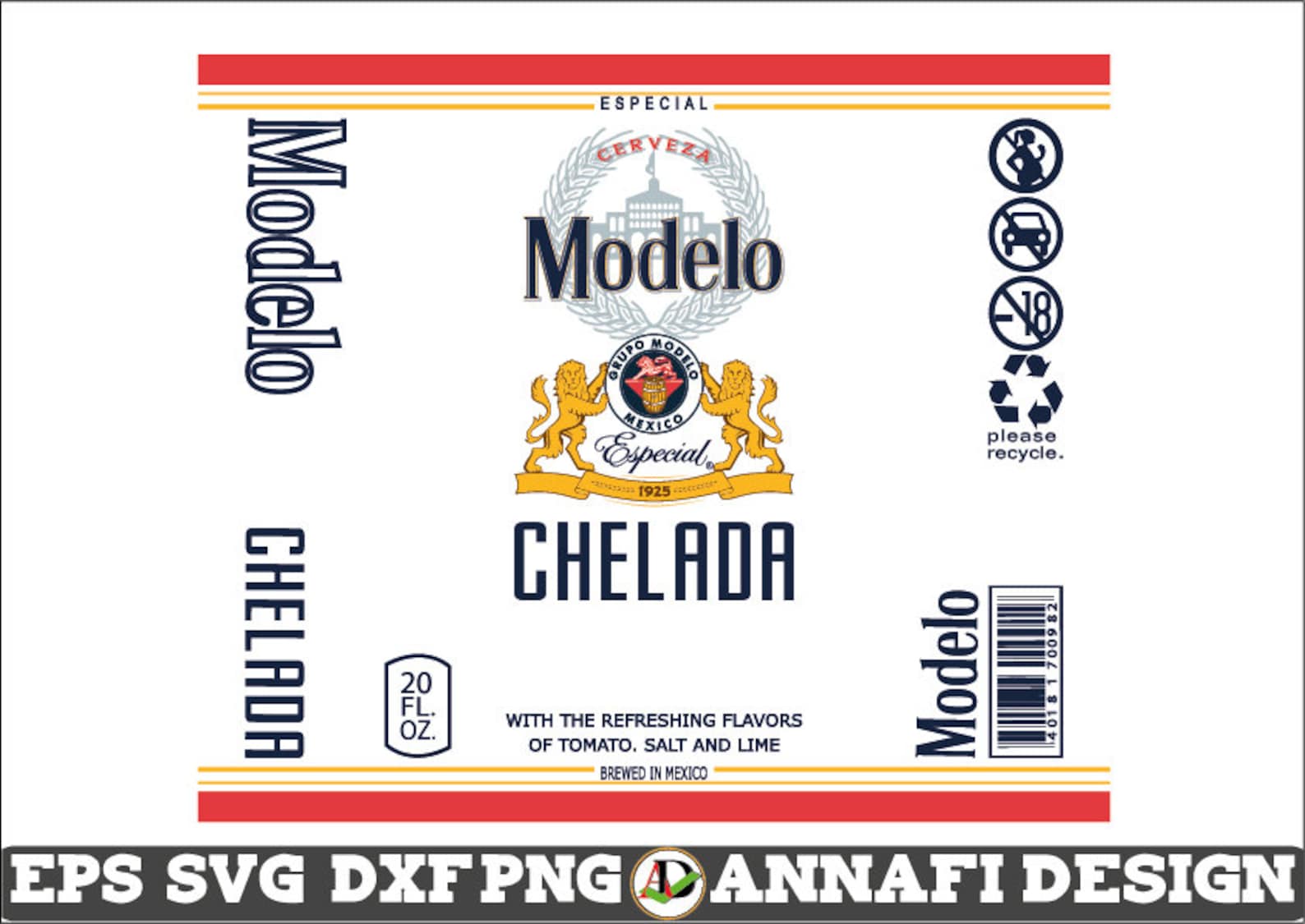 Model Beer Label SVG Modelo beer svg Vector Cri cut file | Etsy