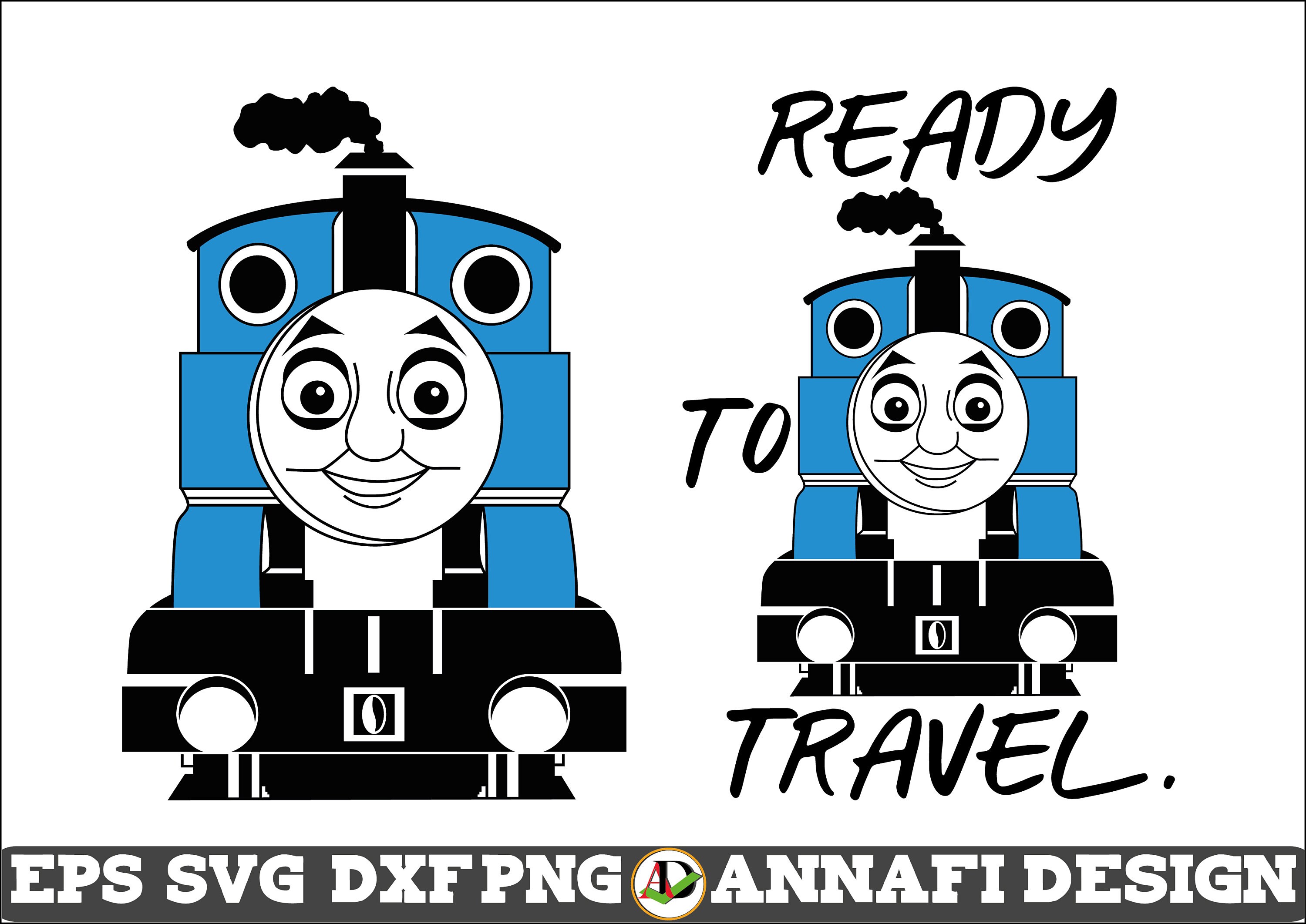 Thomas the train SVG Vector Cri cut file Clipart Cuttable | Etsy
