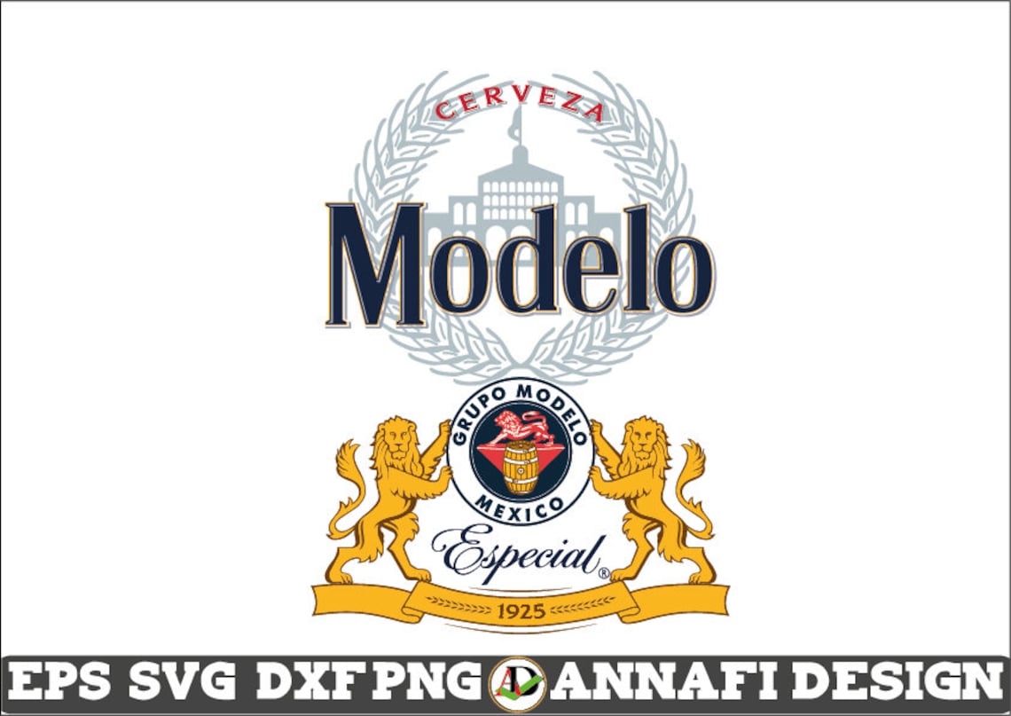 Model Beer Label SVG Modelo beer svg Vector Cri cut file | Etsy