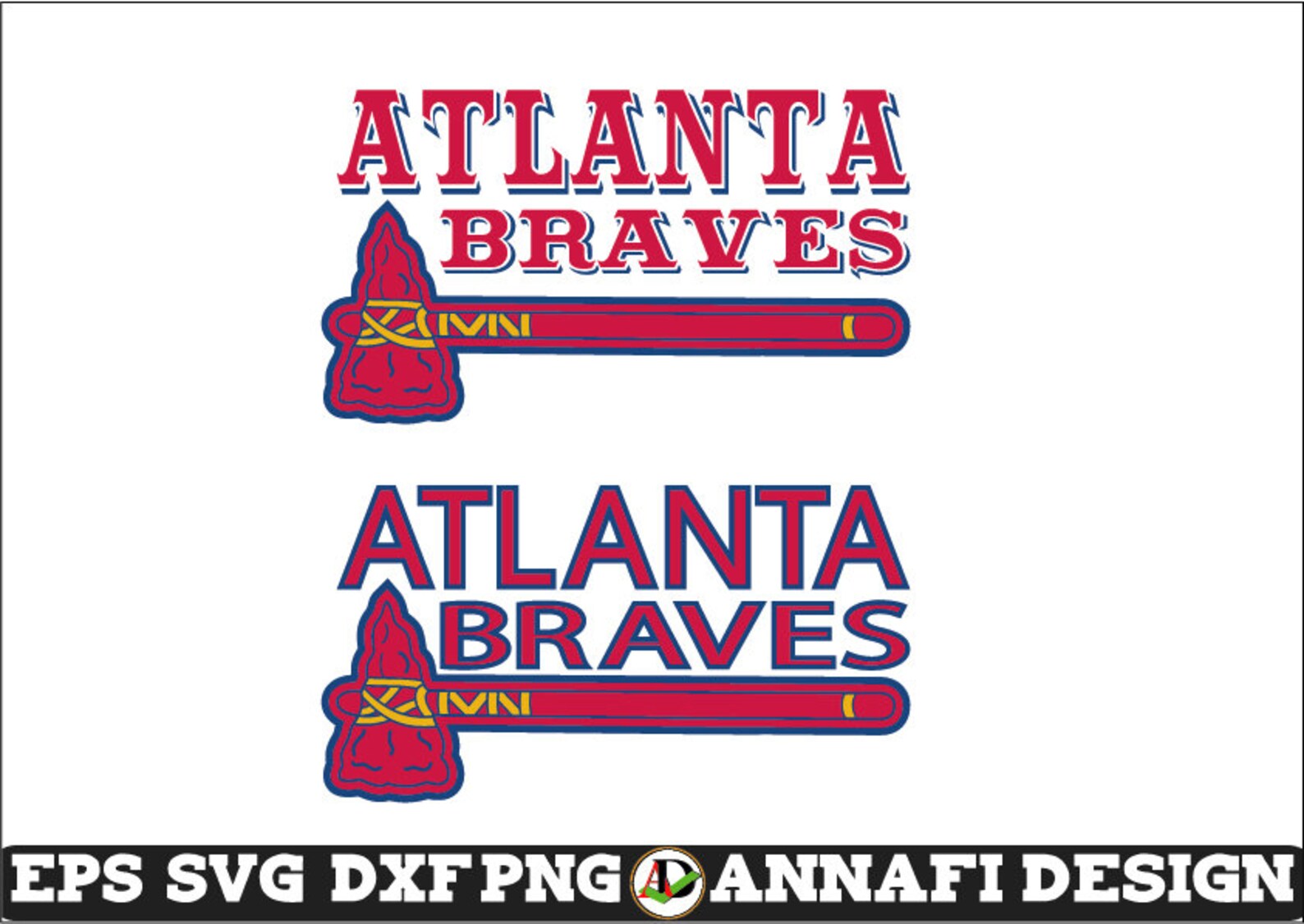 Atlanta Braves Logo SVG Vector Cri cut file Clipart | Etsy