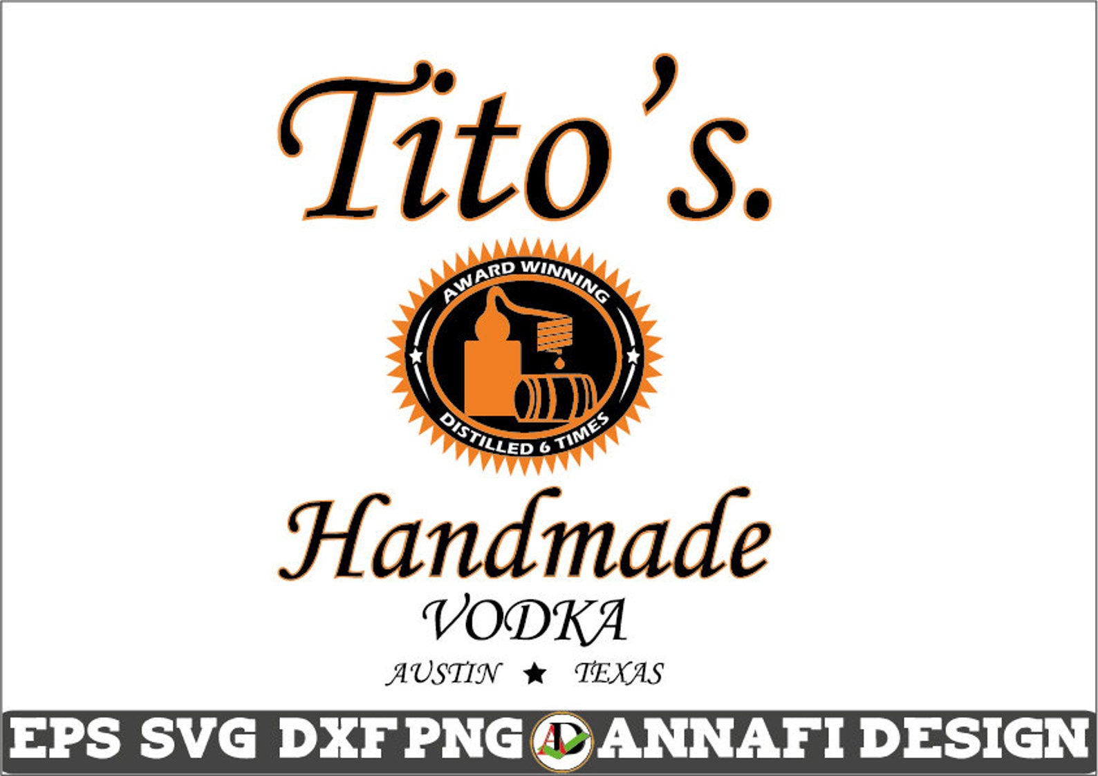 Tito s Vodka Label Printable