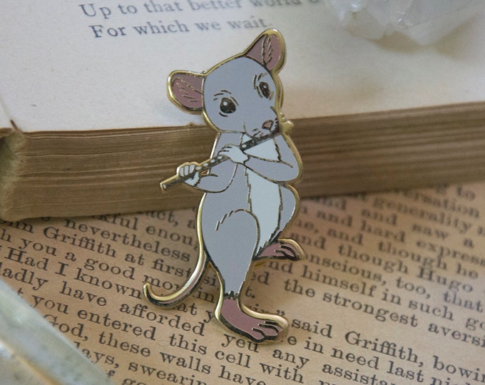 Church Mouse Musician Playing the Flute - Etsy