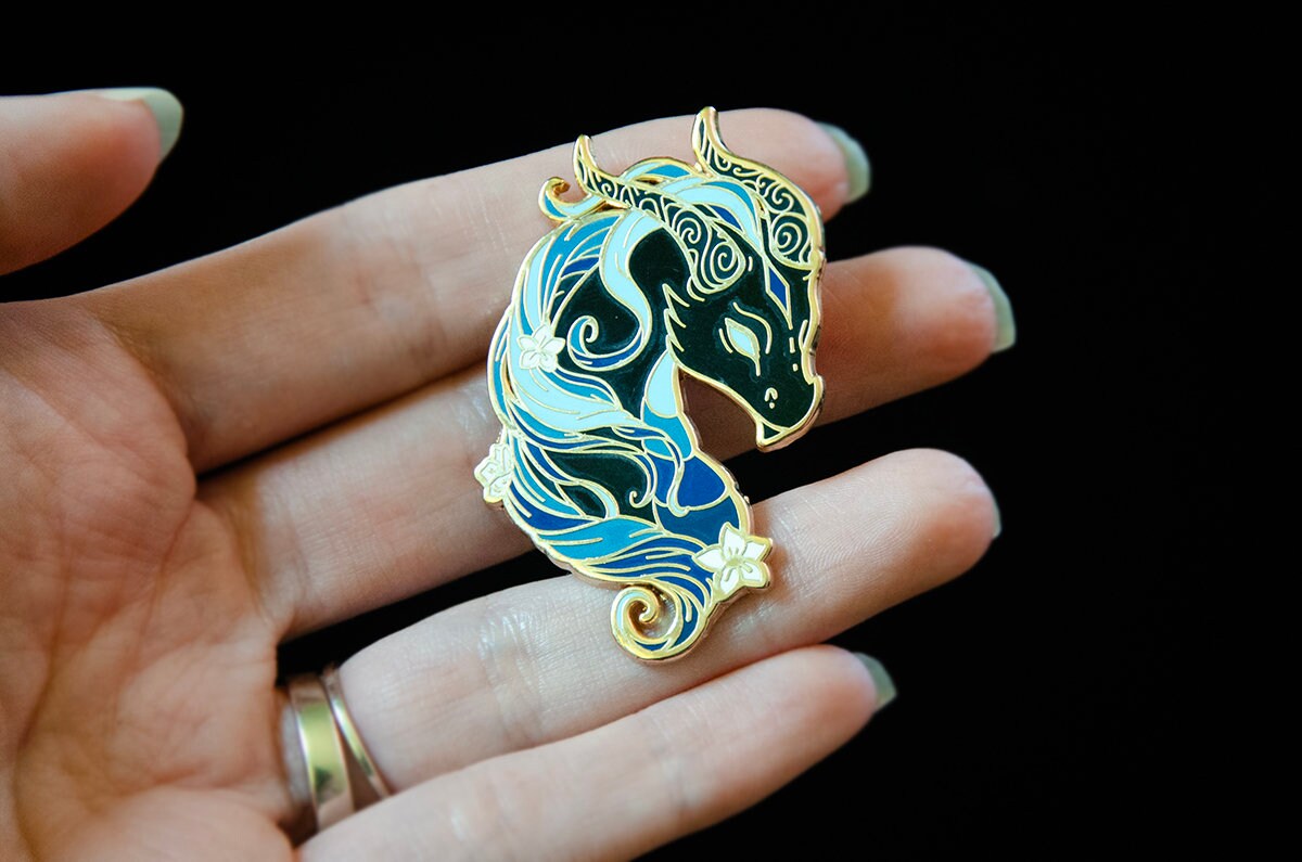 Season of the Dragon - an Enamel Pin Set and Vinyl Stickers - Etsy