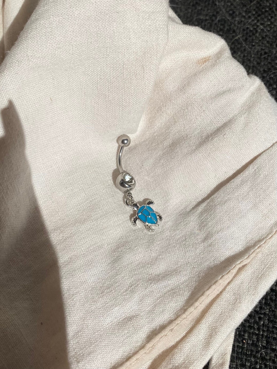 Turtle Belly Button Jewellery - Etsy