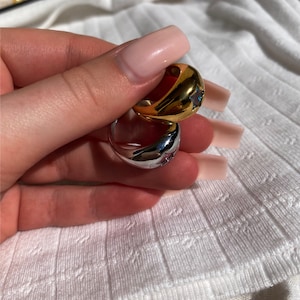 Chunky Star Rings ~ Stainless Steel - Etsy