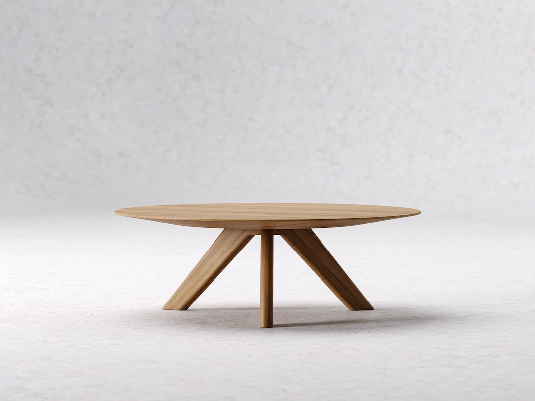 Round Coffee Table - Unique Coffee Table - Wood Coffee Table ...