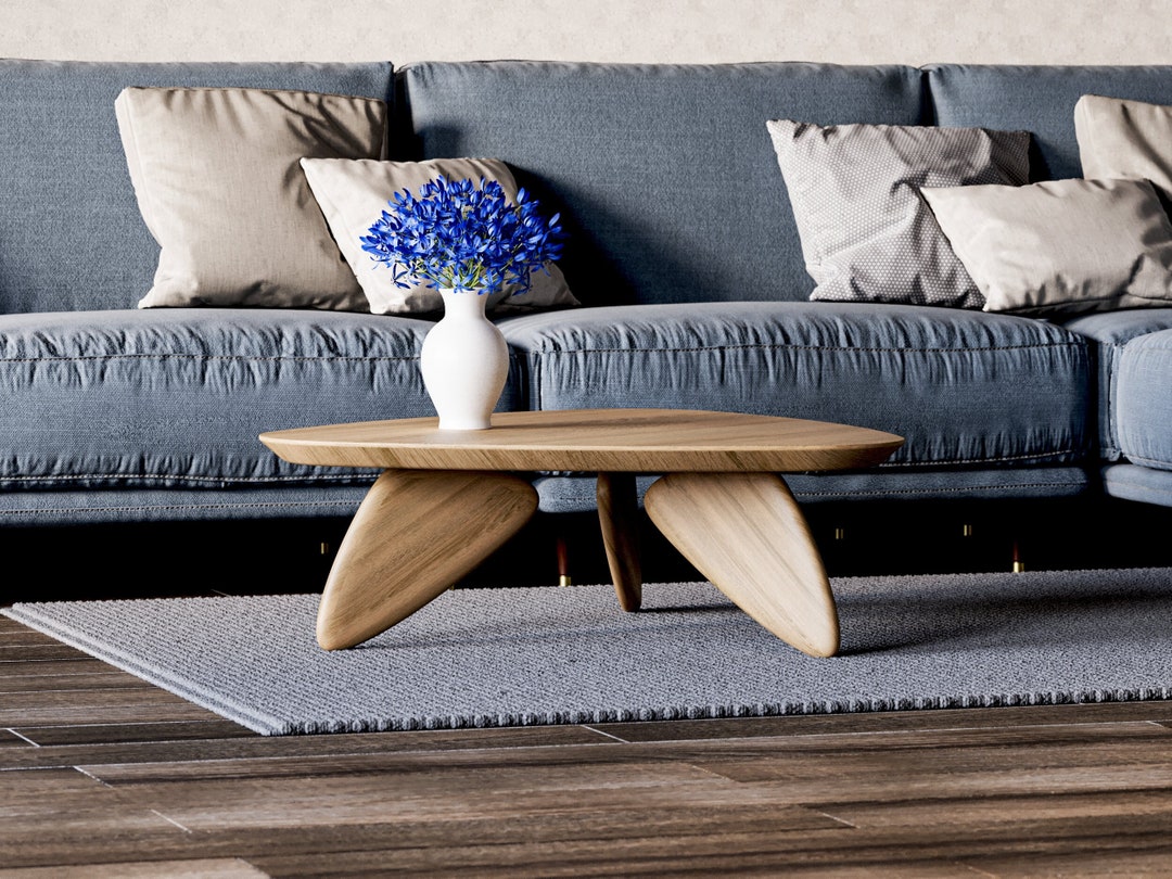 Modern Round Coffee Table - Unique Coffee Table - Wood Coffee Table ...