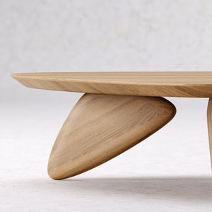 Modern Round Coffee Table - Unique Coffee Table - Wood Coffee Table ...