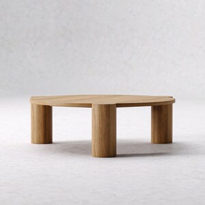 Unique Coffee Table Round Coffee Table Wood Coffee Table - Etsy