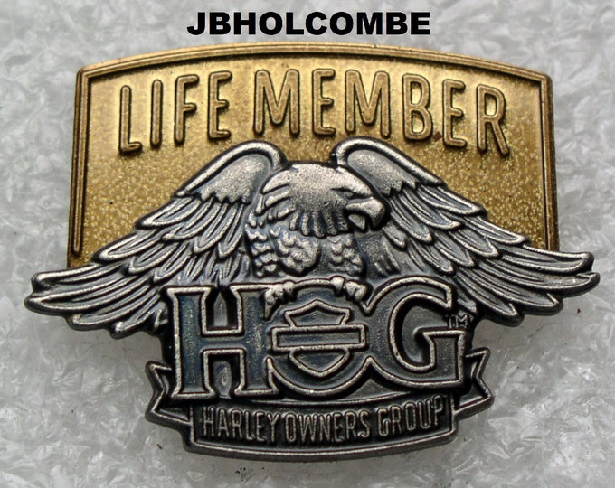 Harley Davidson Owners Group HOG Life Member Pin.. - Etsy