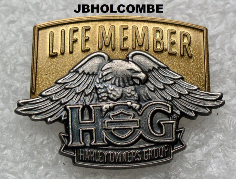 Harley Davidson Owners Group HOG Life Member Pin.. - Etsy