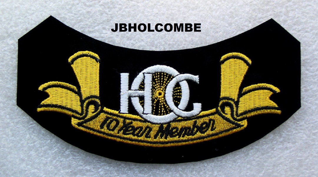 Vintage Harley Davidson Owners Group HOG 10 Year Member Patch...new ...