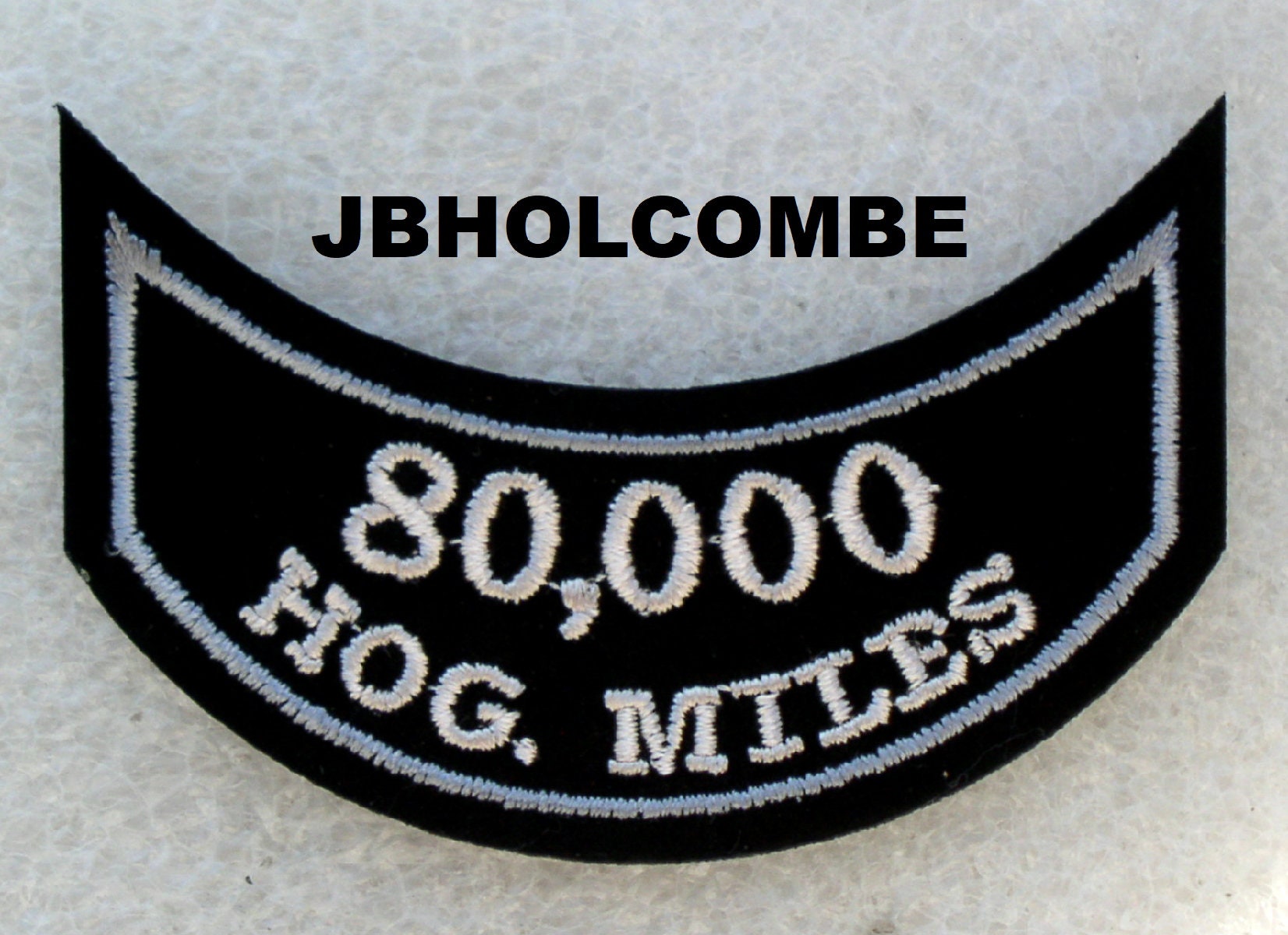 Harley Davidson Owners Group HOG 80,000 Mileage Patch...new Never Used ...