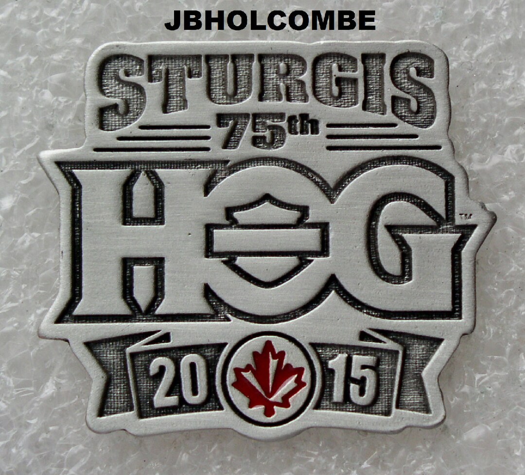 2015 75th Anniversary Harley Davidson Owners Group Sturgis HOG Pin.. - Etsy