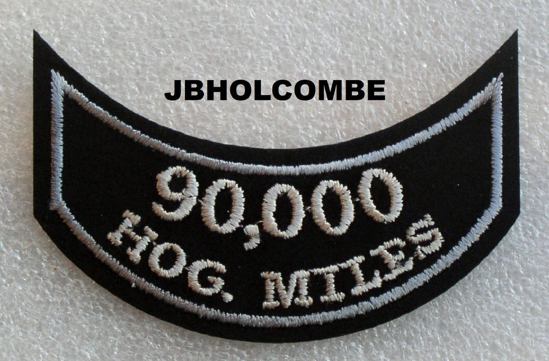 Harley Davidson Owners Group HOG 90,000 Mileage Patch...new Never Used ...
