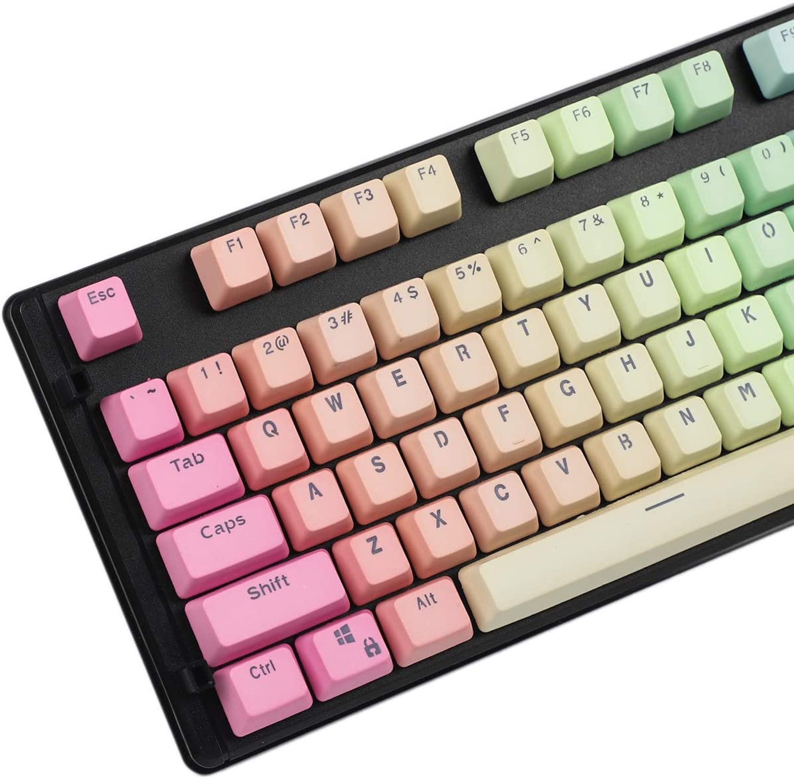 Keycaps 104 Keys Sunset Gradient Keycaps Set for Mechanical | Etsy