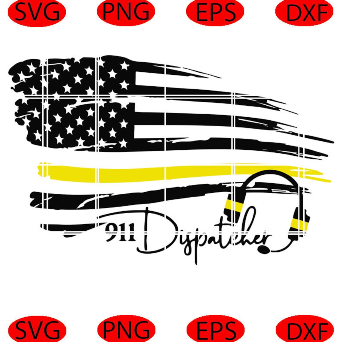 Flag Dispatch 911 Svg Dispatch Svg Dispatch 911 Svg | Etsy