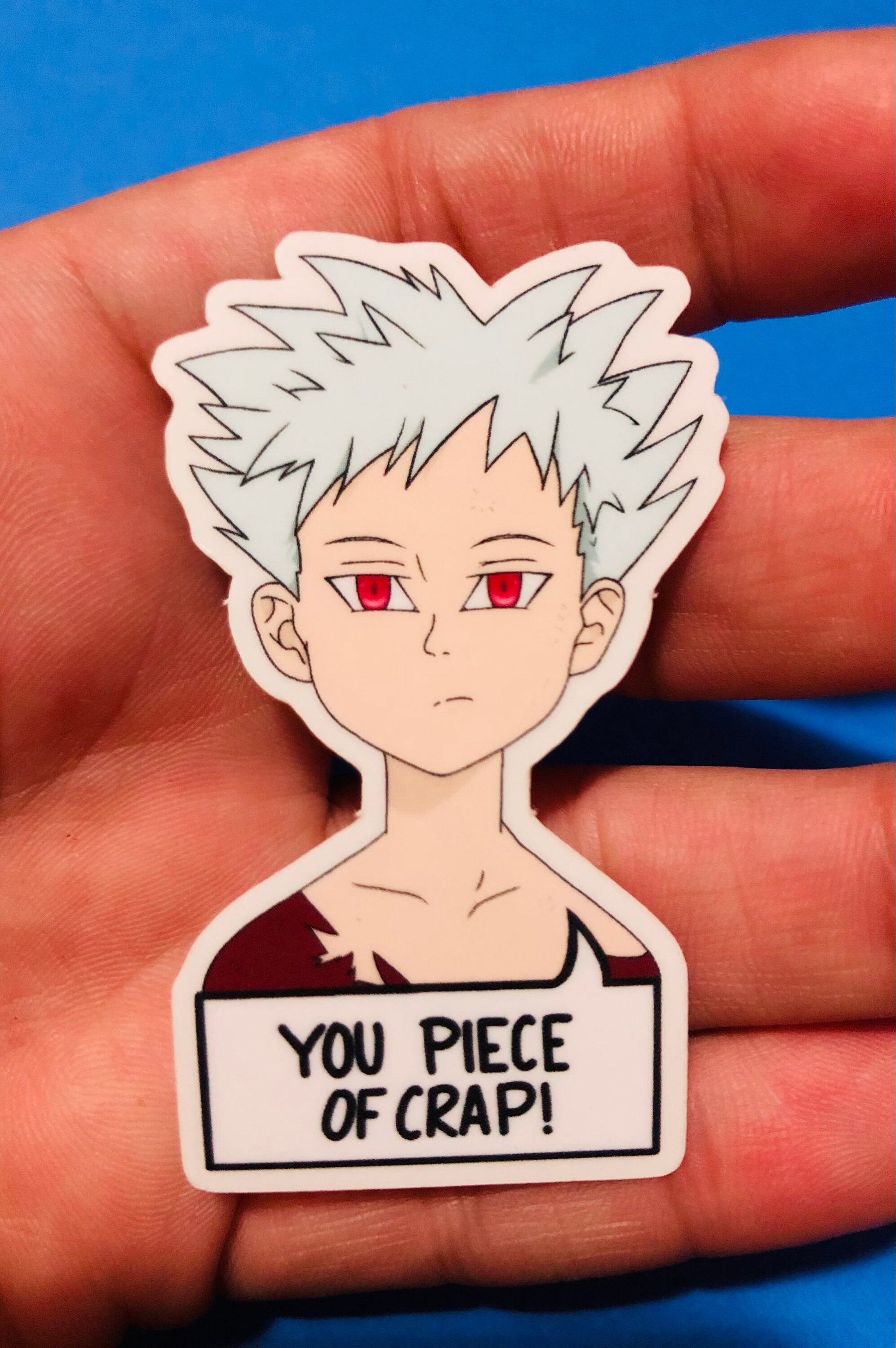 7 Deadly Sins Ban Sticker | Etsy