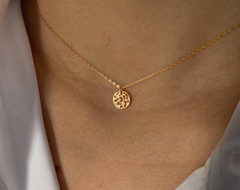 Filigree Coin Necklace - Etsy