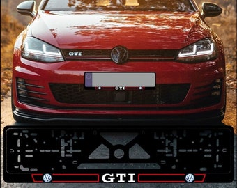 Vw Gti License Plate | Etsy