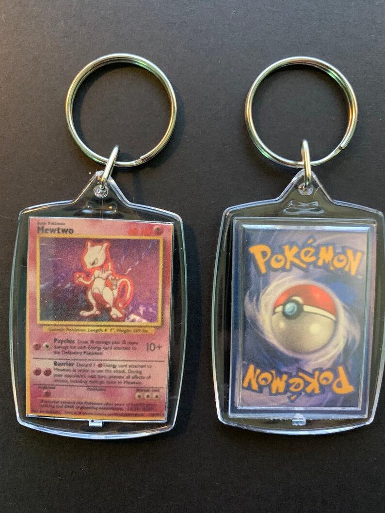1st Generation Pokemon Card Key Chain / Please Read Description Under ...