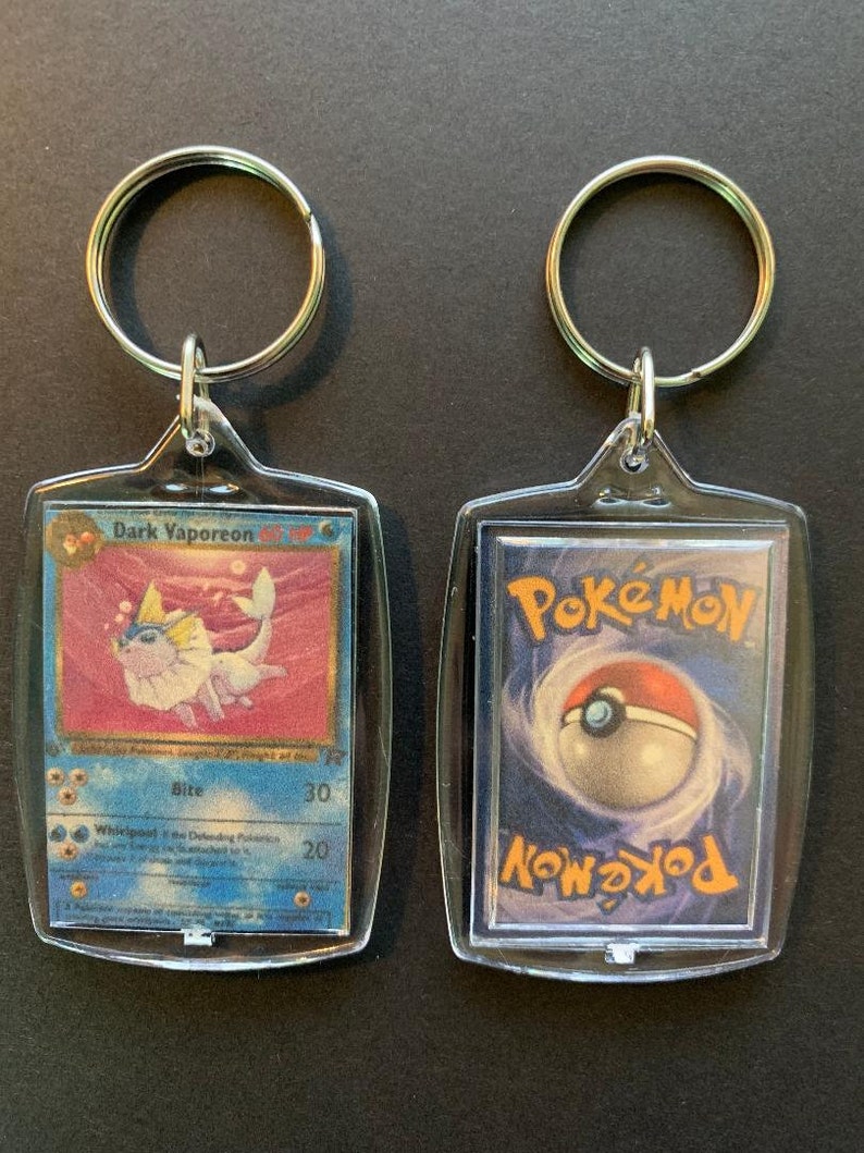 1st Generation Pokemon Card Key Chain / Please Read Description Under ...